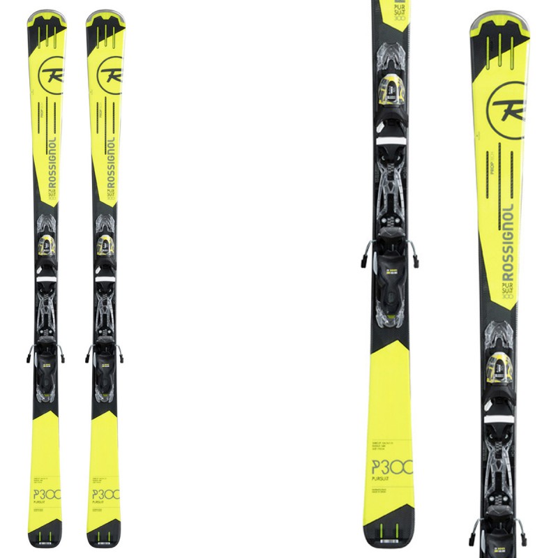 Ski Rossignol Pursuit 300 + fixations Xpress 11 B83 - Skis race-carve | FR