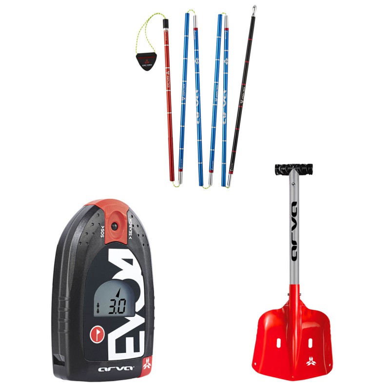 Kit Arva Evo 4 + probe Light 2.40 + shovel- Mountaineering accessories | EN