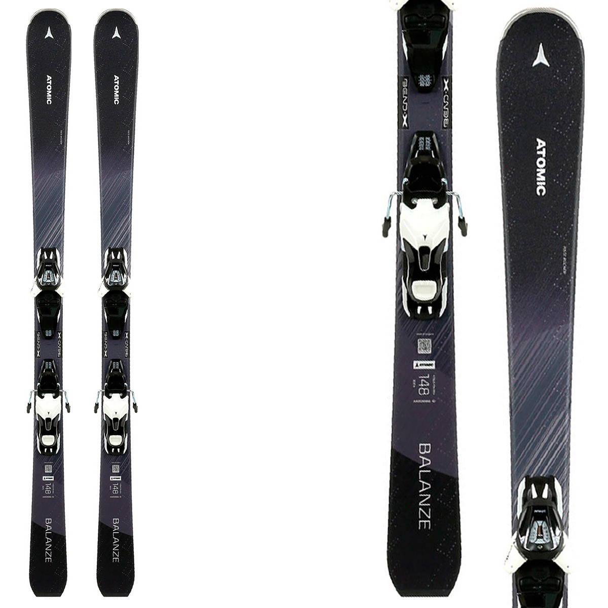 Ski Atomic Balanze Ezy2 Blk + fixations Lithium 10 - Skis femme | FR
