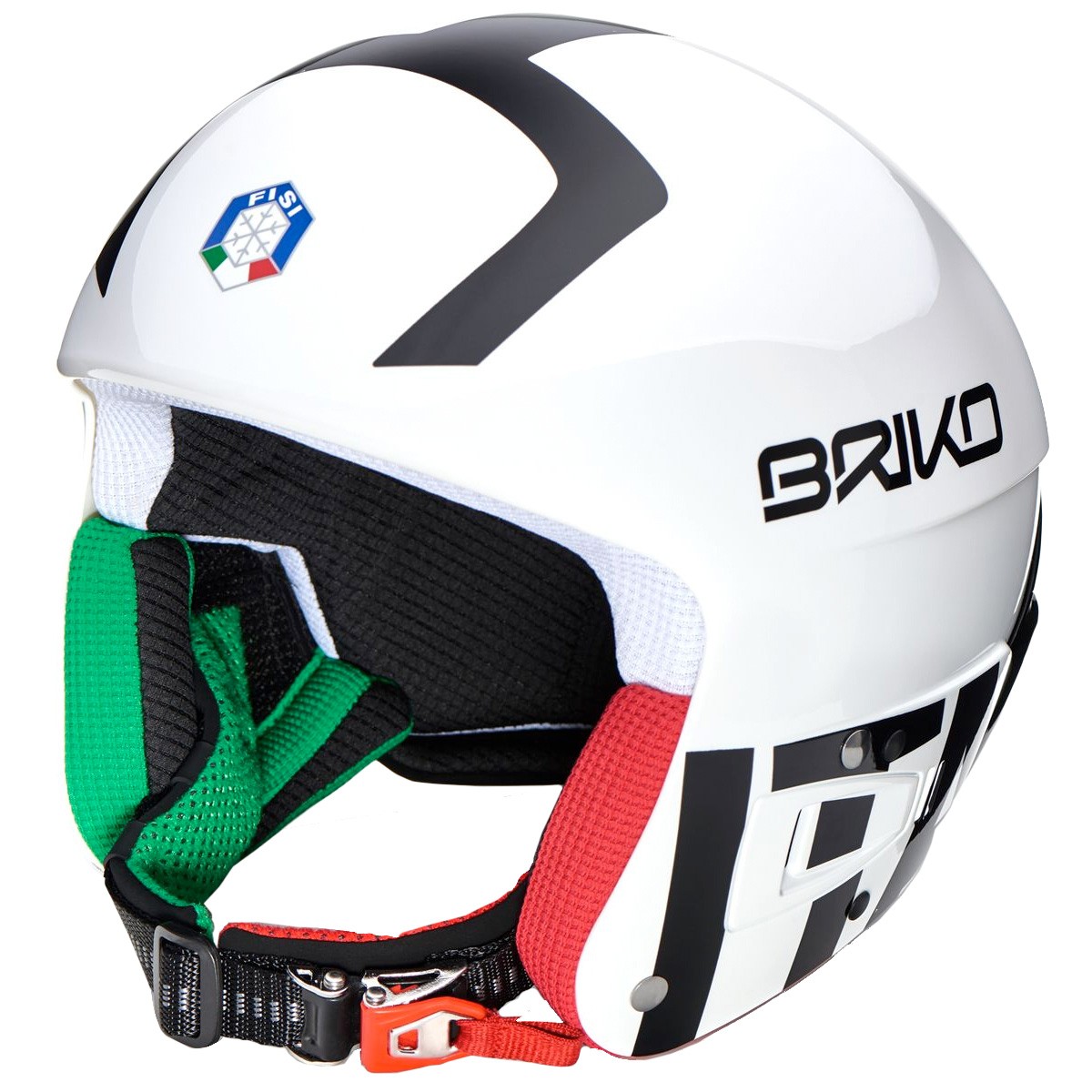 Casco sci Briko Vulcano Fis 6.8 Fisi bianco | IT