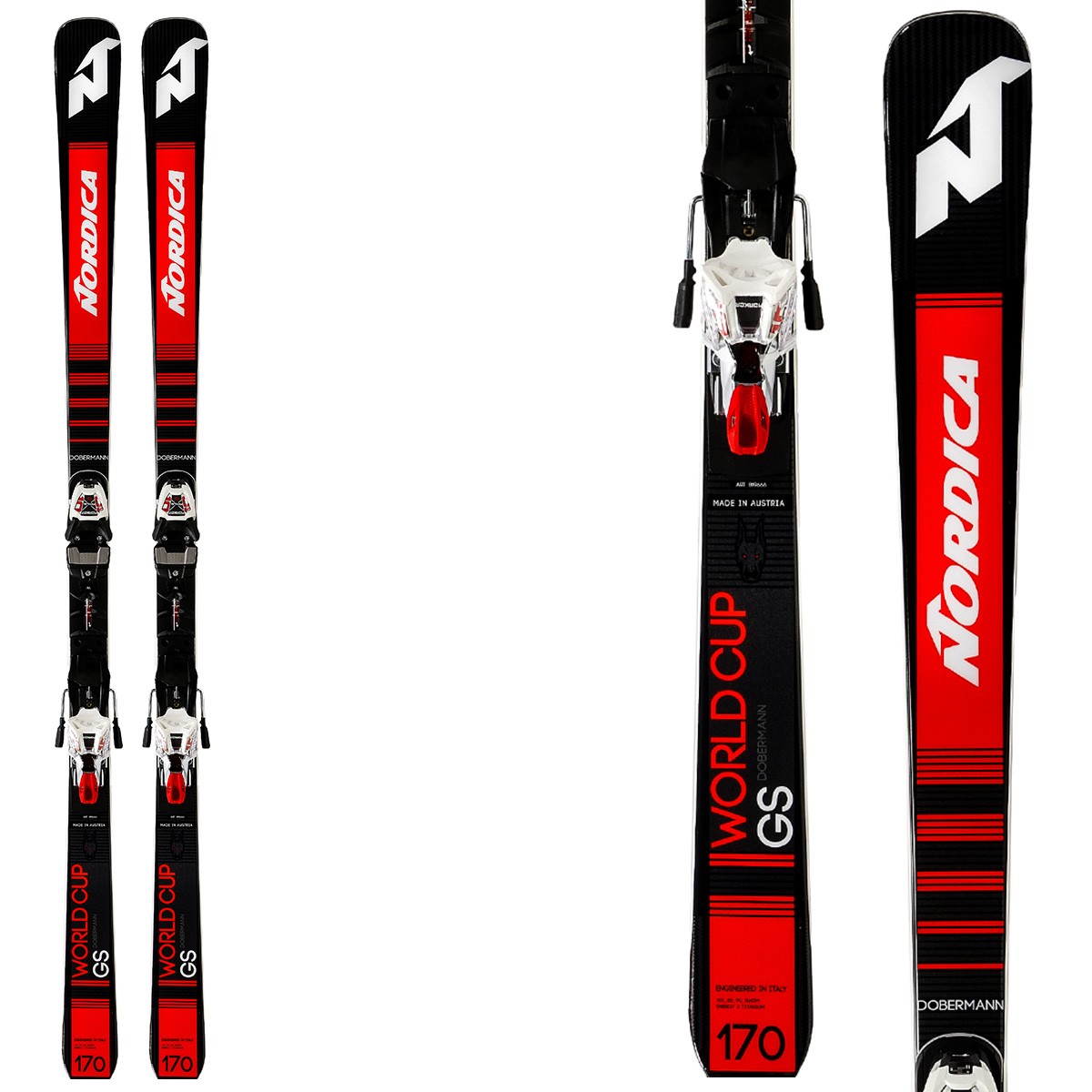 Ski Nordica Dobermann GS Race Plate + fixations Race Xcell 16 | FR