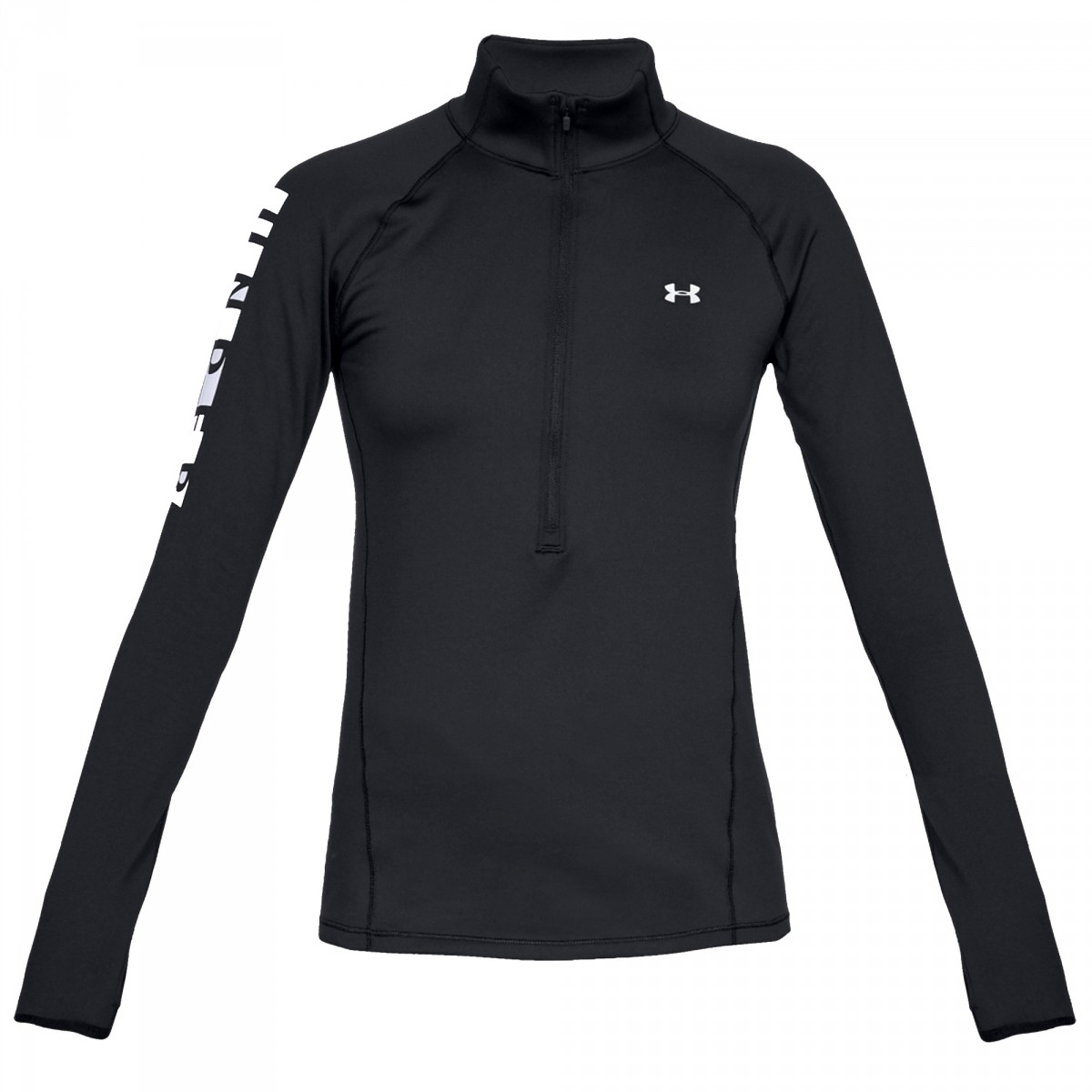 Running sweater Under Armour ColdGear Armour Graphic 1/2 Zip Woman | EN