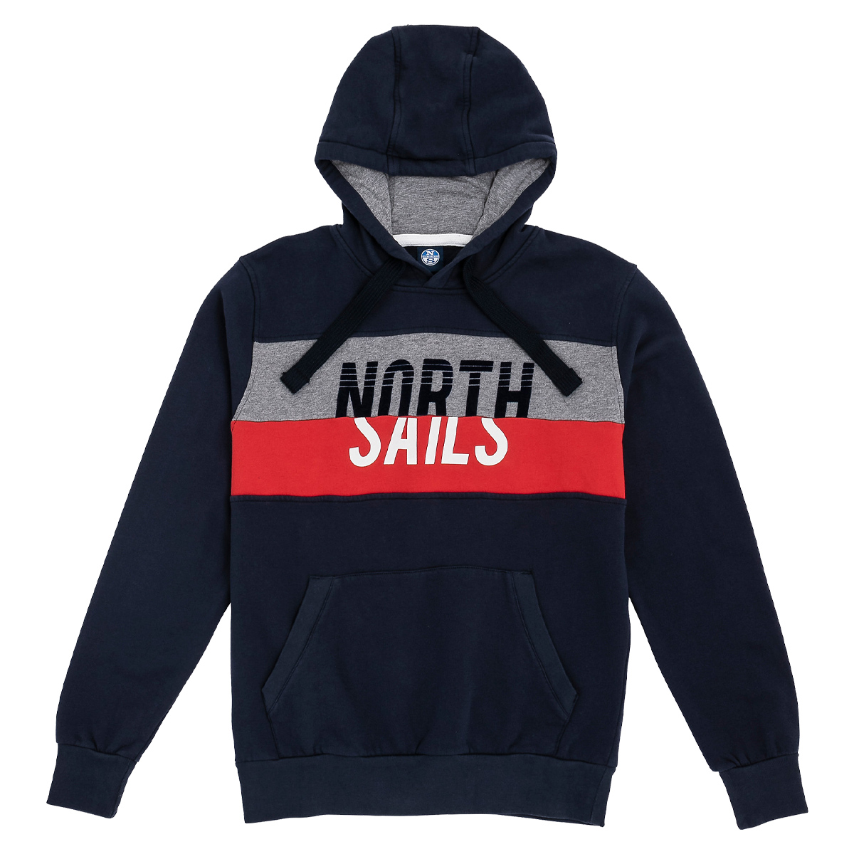 Felpa North Sails Contrast con cappuccio uomo | IT Felpa North Sails Contrast con cappuccio uomo | IT