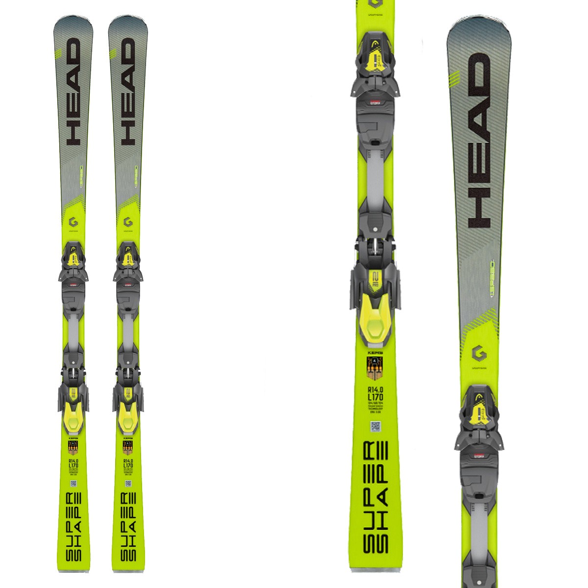 ISpeed Head Supershape ski with USED Pro 12 bindings | EN