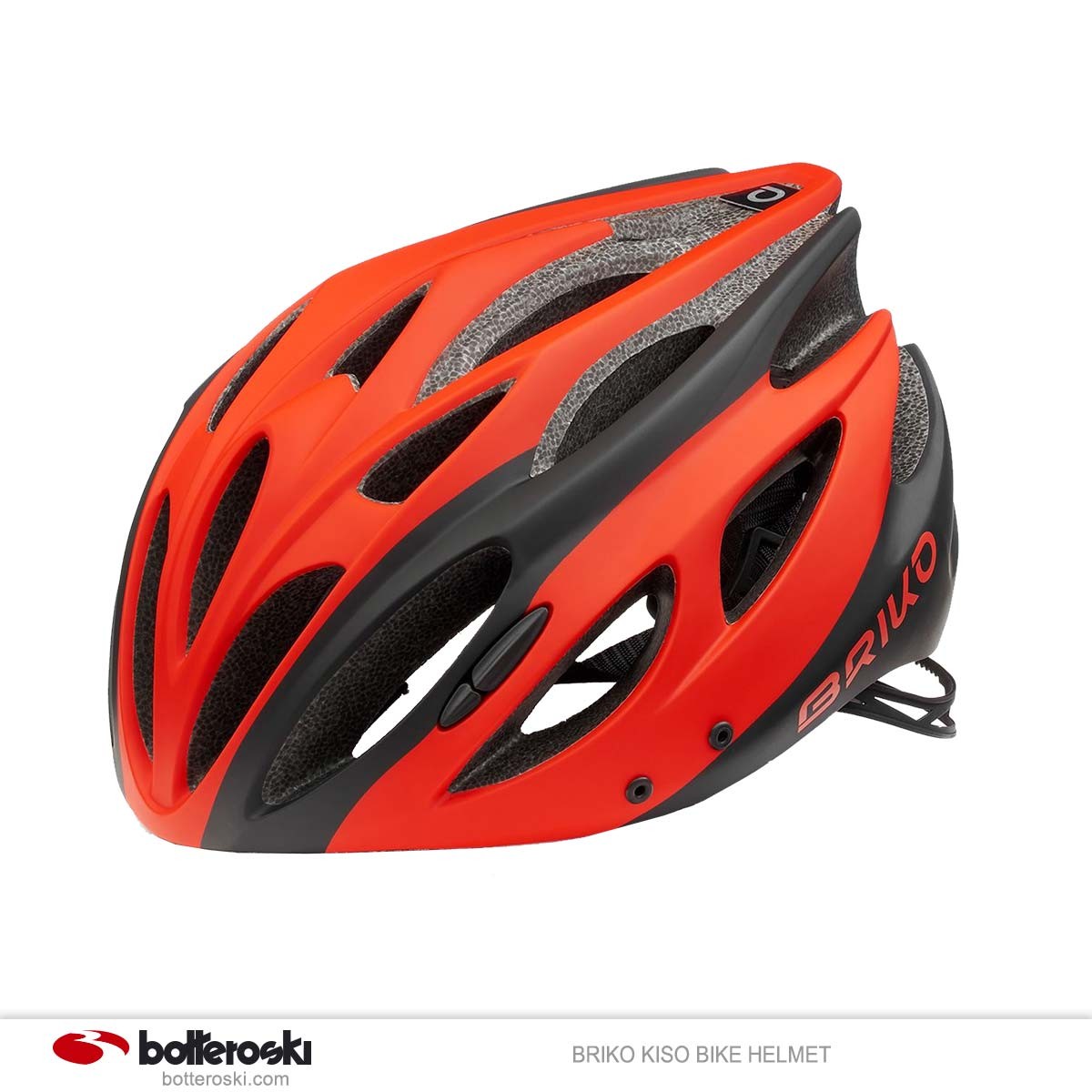Casco ciclismo Briko Kiso black-red | FR